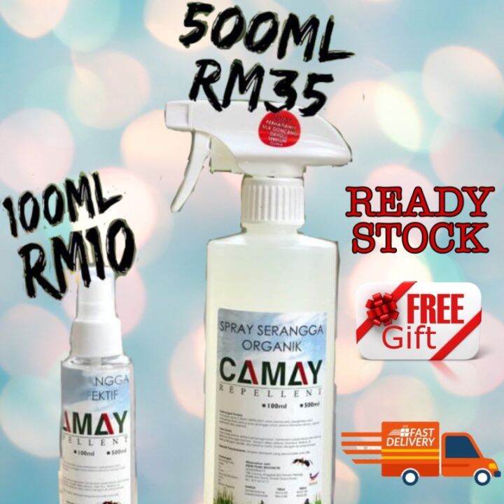🔥HOT ITEM🔥CAMAY REPELLENT *SPRAY SERANGGA ORGANIK* pijat/ kutu kepala ...