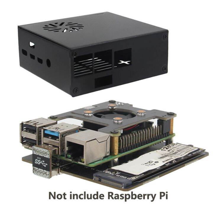 X876 V1.1 M.2 NVME SSD Expansion Board+X863-C1 Metal Shell Kit for ...
