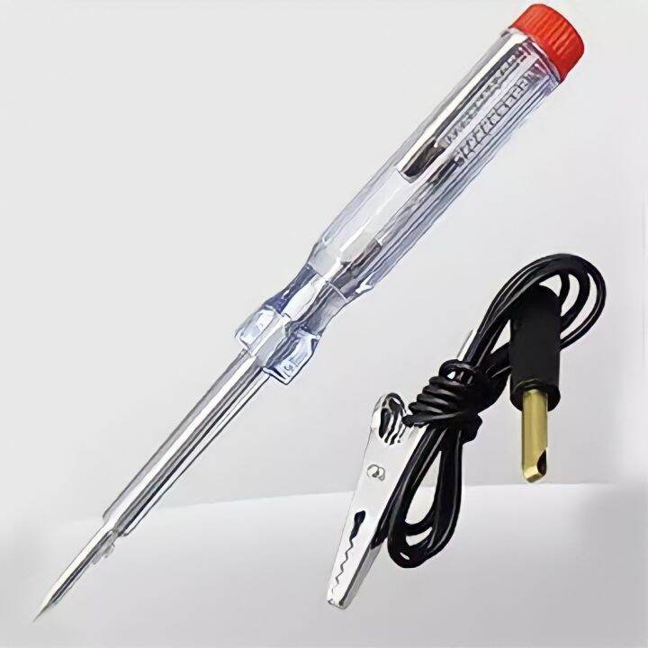Tespen aki DC testpen tes pen 6 - 24 volt mobil tegangan DC | Lazada ...