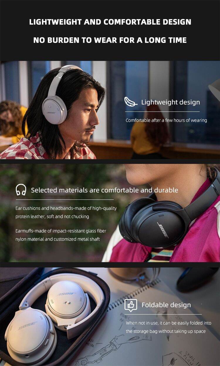 Bose QuietComfort 45 / QC45 Wireless Headset Bluetooth Headphones with ...