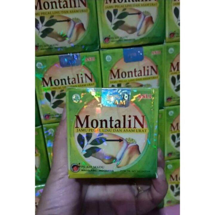 montalin herbal capsule 100% ORIGINAL (1box)(10SACHET) (40CAPSULES ...