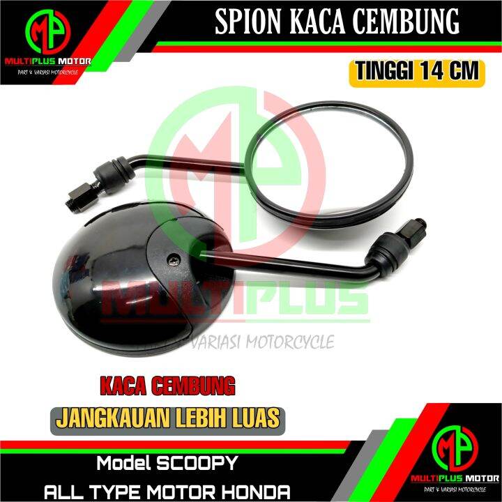 Kaca sepion spion mirror cermin CEMBUNG model SCOOPY,SCOOPY FI,SCOPY,HONDA | Lazada Indonesia