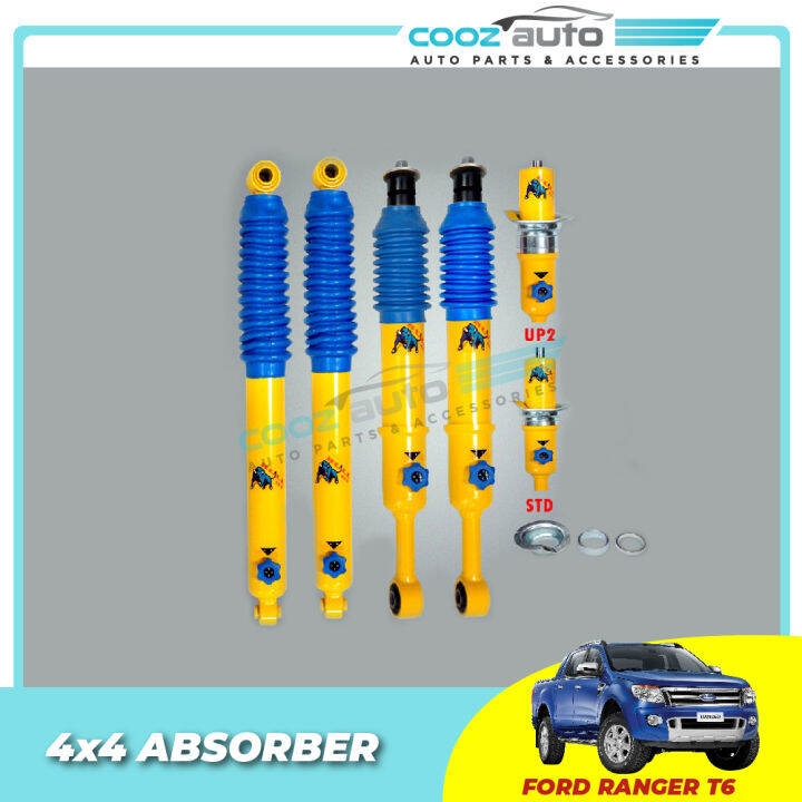 Ford Ranger T6 BULL 4X4 Heavy Duty Adjustable Shock Absorber | Lazada