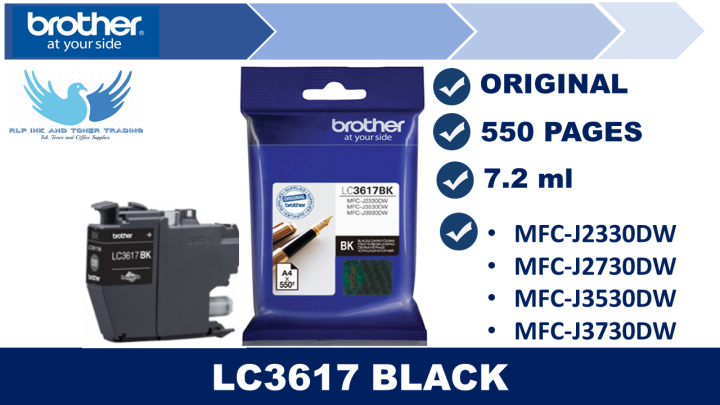 Brother LC-3617 Black Original Ink Cartridge | Lazada PH
