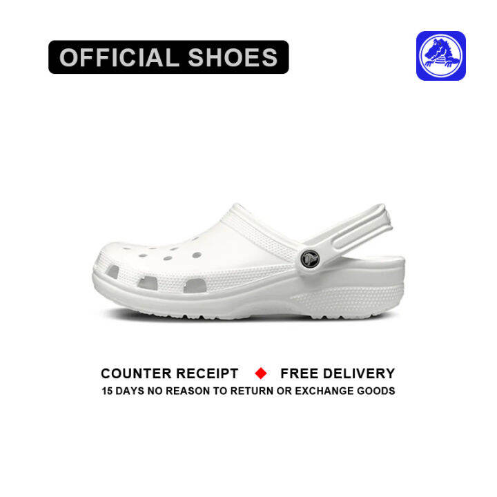 COUNTER AUTHENTIC CROCS CLASSIC CLOG SANDALS 10001/100 WITH RECEIPT | Lazada.co.th