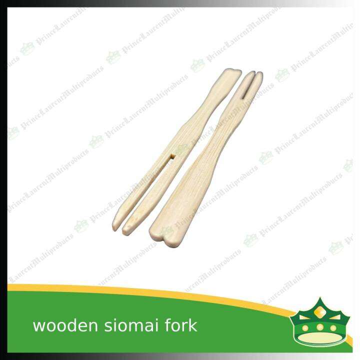 [100 pcs] wooden siomai fork or Teppo skewer, pica stick | Lazada PH