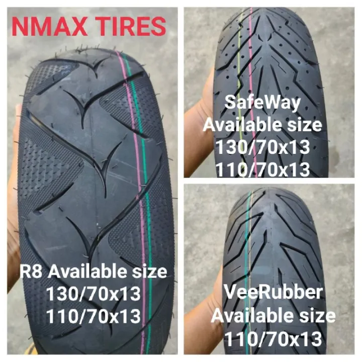 【factory outlet】 Nmax tire ( Vee Rubber, R8 and Safeway) | Lazada PH