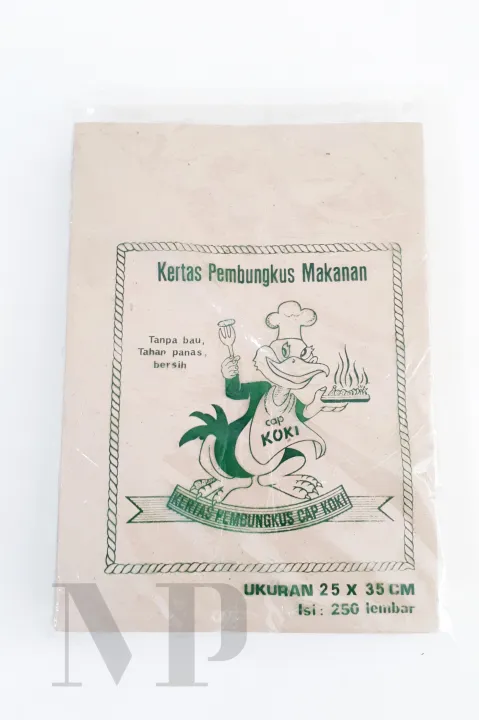 Kertas Nasi Kecil 25x35 Cap Koki Hebat 250lbr Kertas Coklat Kertas ...