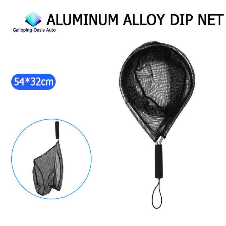 [Cashback]Aluminium Landing Nets Fly Fishing Fish Saver Nylon Knotless ...