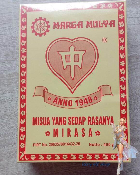 misua mirasa cung 400gr misoa kotak chung Marga Mulya miesoa mie shoa ...