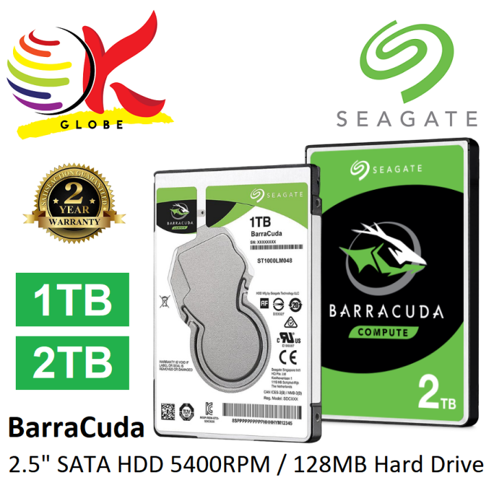 SEAGATE INT HDD BARRACUDA 2.5" SATA INTERNAL HARD DRIVE WITH 5400RPM / 128MB HARD DISK HARDDISK ...