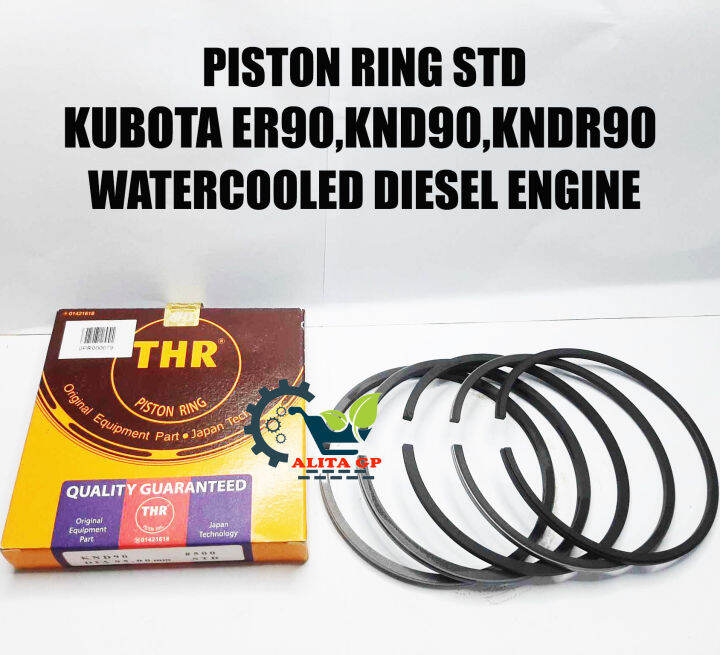 Piston Ring STD Kubota ER90 KND90 KNDR90 Water Cooled Diesel Engine ...