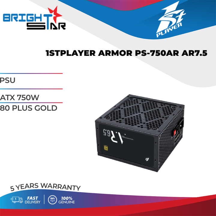 PSU / 1STPLAYER ARMOR PS-750AR AR7.5 / ATX / 750W / 80 PLUS GOLD / 5 ...