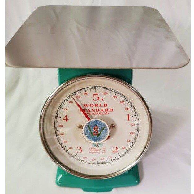 World Standard Metal Weighing Scale 5kg Flat | Lazada PH