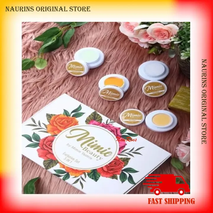 MIMIE BEAUTY SKINCARE SET 5 IN 1 ORIGINAL HQ WITH FREEGIFT | Lazada