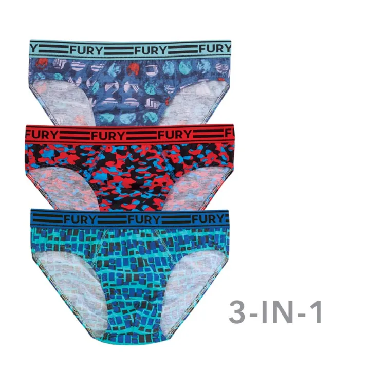 MSE Fury Mens Brief Resty 3pcs Polyester Spandex MMU | Lazada PH