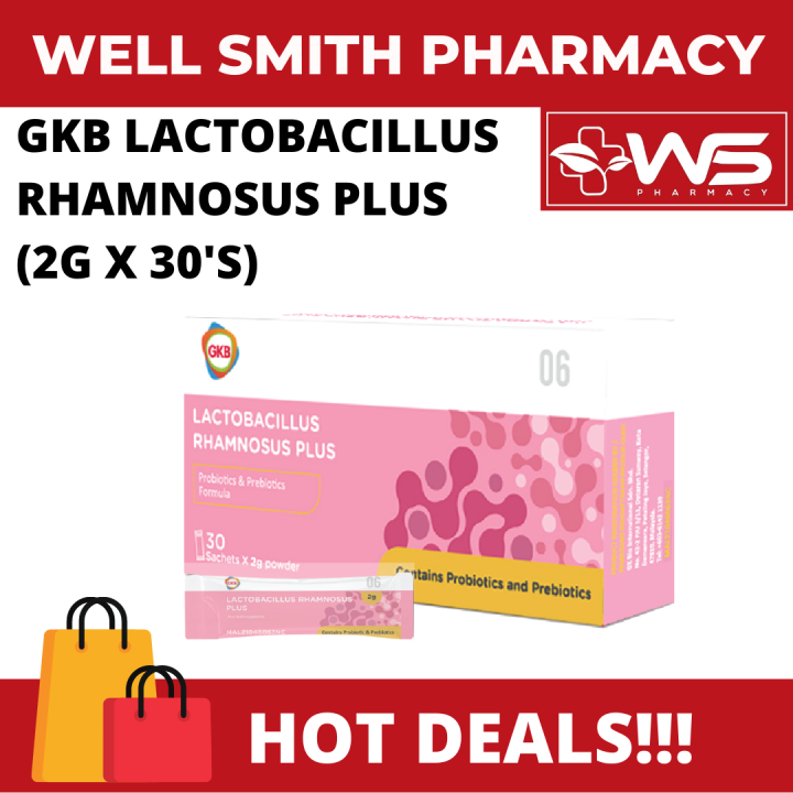 GKB LACTOBACILLUS RHAMNOSUS PLUS (2G X 30'S) | Lazada