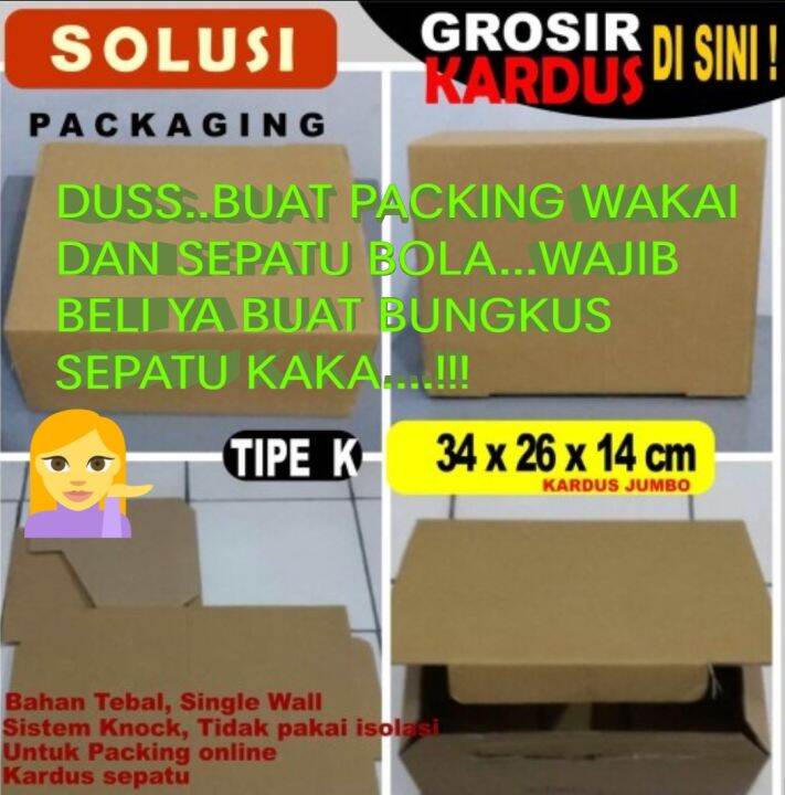 DUS BUAT PACKING SEPATU WAKAI DAN SEPATU BOLA CS YA... !!!! WAJIB BELI ...