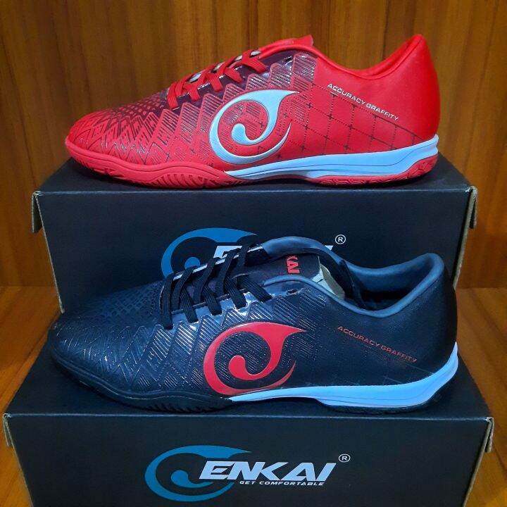 Sepatu Futsal Enkai Accuracy Grafity IN Series 2 Warna | Lazada Indonesia