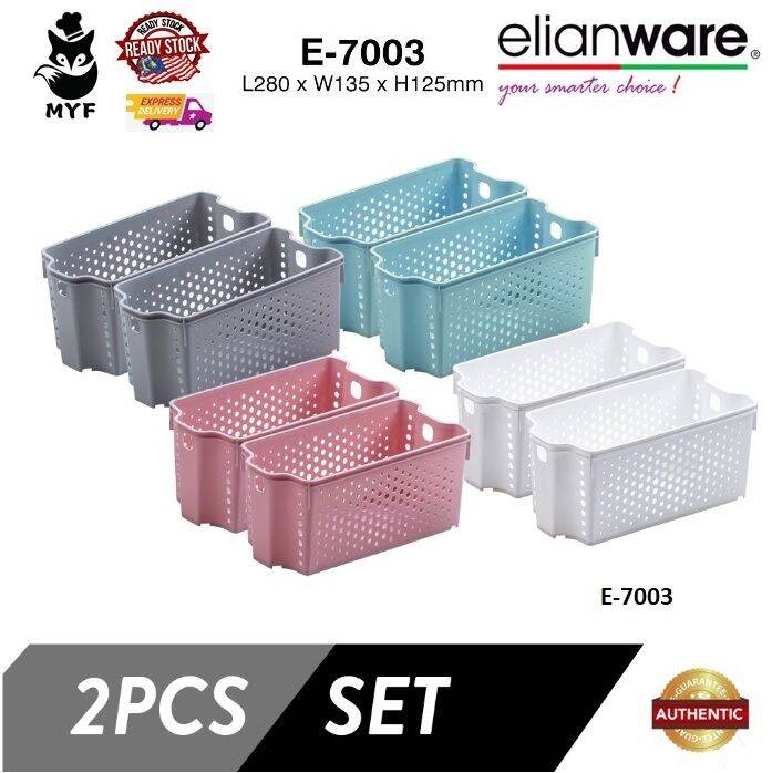 Elianware Multipurpose Stackable Bins Baskets Storage Bins Organizer ...