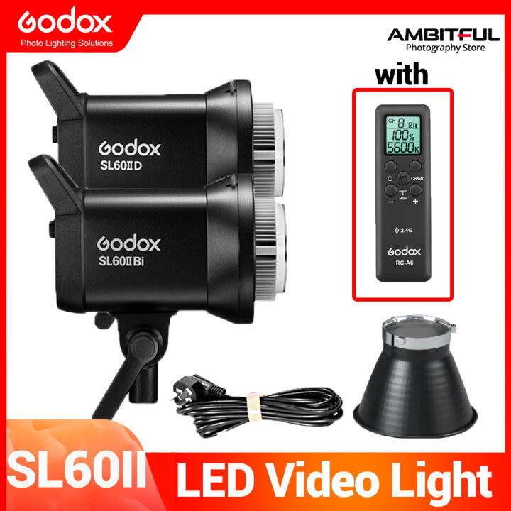 Godox SL60W Mark II SL60IIBi SL60IID LED Video Light COB Continuous ...