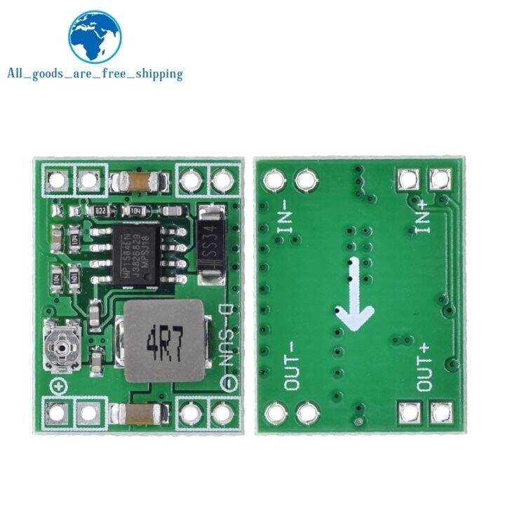 【CW】 TZT Ultra Small Size DC DC Step Down Power Supply Module MP1584EN ...