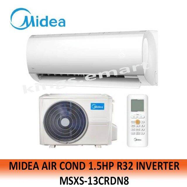 NEW MODEL!!! MIDEA 1.5HP R32 Inverter Xtreme Save Series Wall Mount Air Cond MSAF-12CRDN8 | Lazada