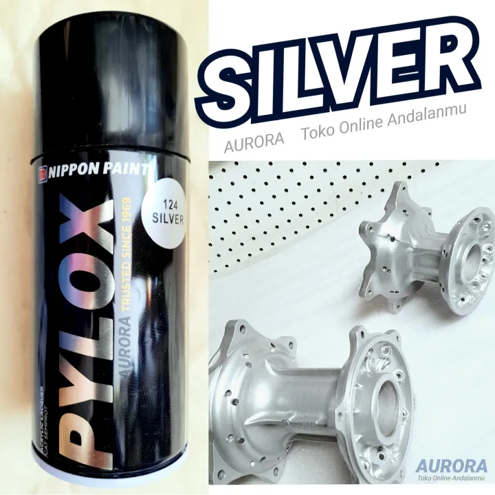 PYLOX Nippon Paint Silver 124 Asli Original Pilox Pilok Nipon Pain ...