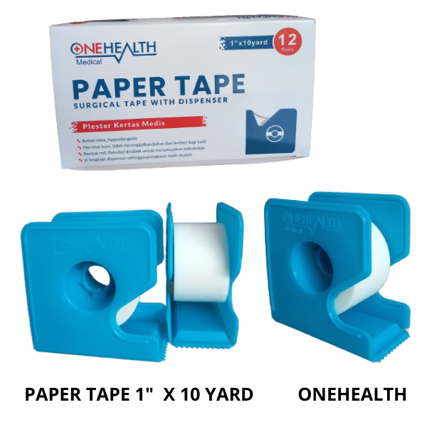 Onehealth Plester Luka Paper Tape 1 inch Surgical Tape | Lazada Indonesia
