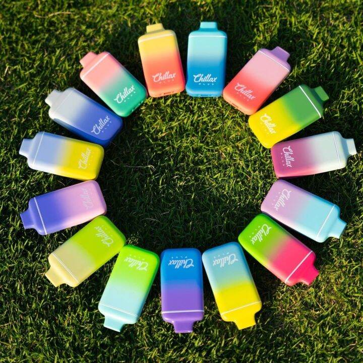CHILLAX PLUS 6000 PUFFS Disposable Vape Rechargeable Pod 50mg nic ...