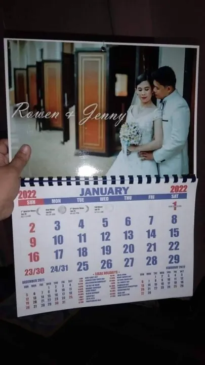 personalized paper calendar | Lazada PH