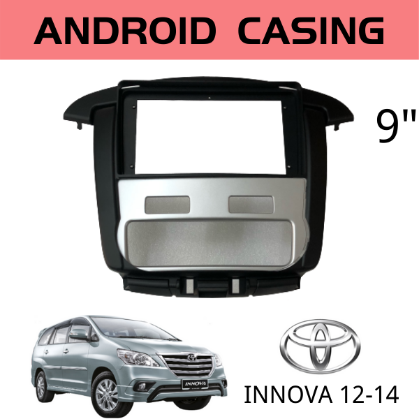 Android Player Casing 9" Toyota Innova 2011-2015 (Auto Air-Cond) with ...