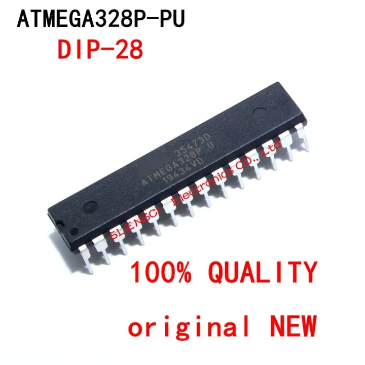 วงจรรวม Atmega328p Pu Dip28 Atmega328 Pu Dip Atmega328p U Dip 28 328p Pu1ชิ้นของแท้และใหม่ 
