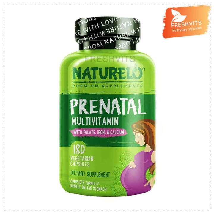 Naturelo,Prenatal Multivitamin, 180 Vegetarian Capsules | Lazada.co.th