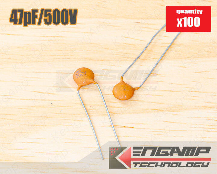 (100ตัว) [F-CAP] 47pF/500V Ceramic Capacitor | Lazada.co.th