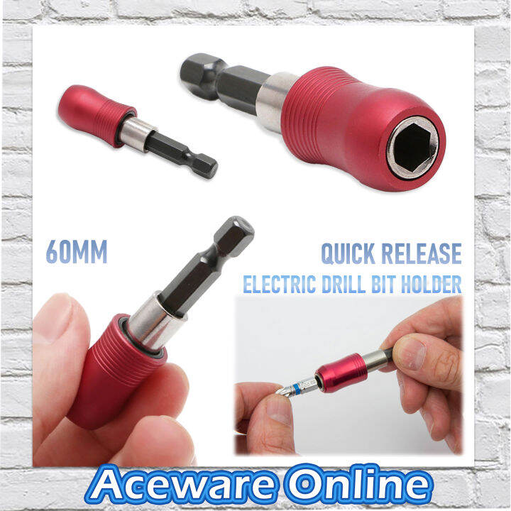 ELECTRIC DRILL QUICK RELEASE BIT HOLDER 60MM Quick Release Screwdriver ...