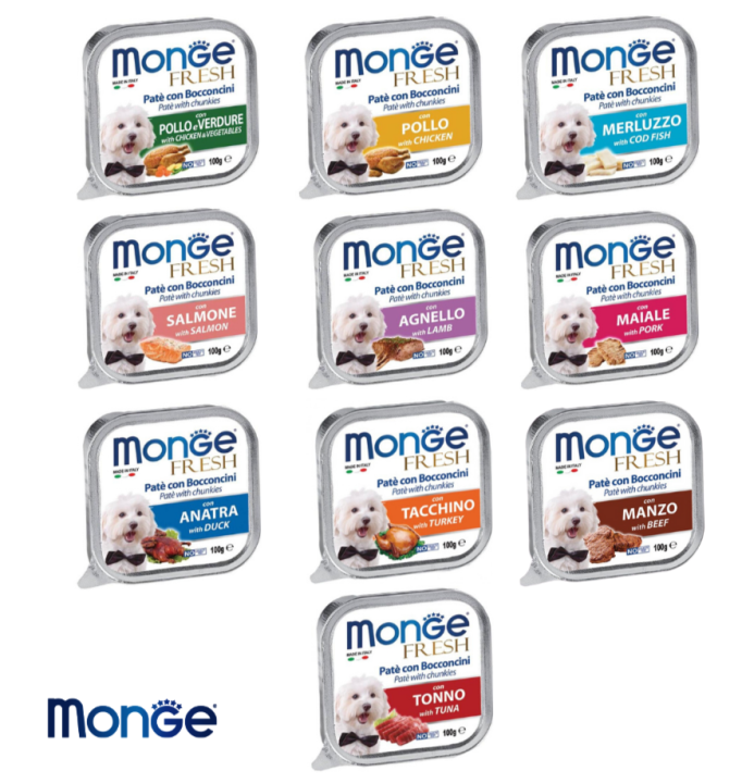 Monge Fresh/Monge Fruit 100G Wet Food / Tray Food - Dog | Lazada