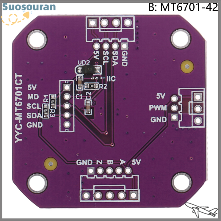 【suosouran】🔥🔥 Magnetic Encoder MT6701 Magnetic Induction Angle Measurement Sensor Module | Lazada PH