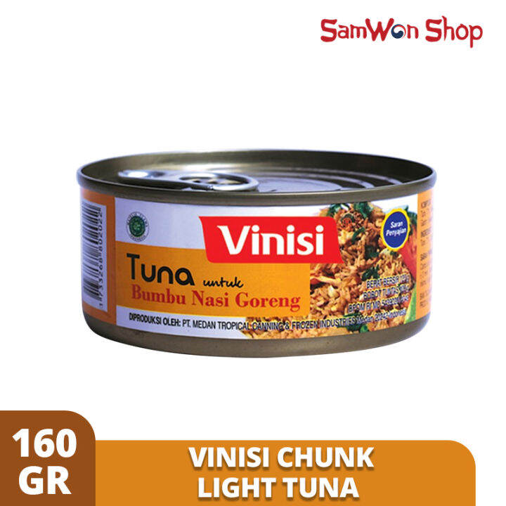 VINISI TUNA NASI GORENG 120 GRAM - IKAN TUNA KALENG SEHAT TANPA MSG ...