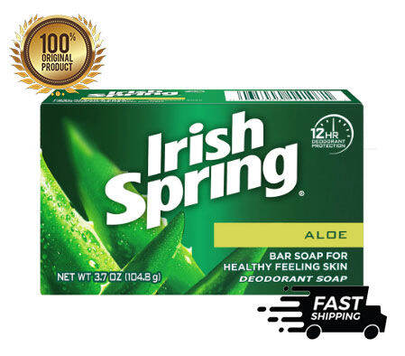 IRISH SPRING Aloe Bar Soap 104g Singles | Lazada PH