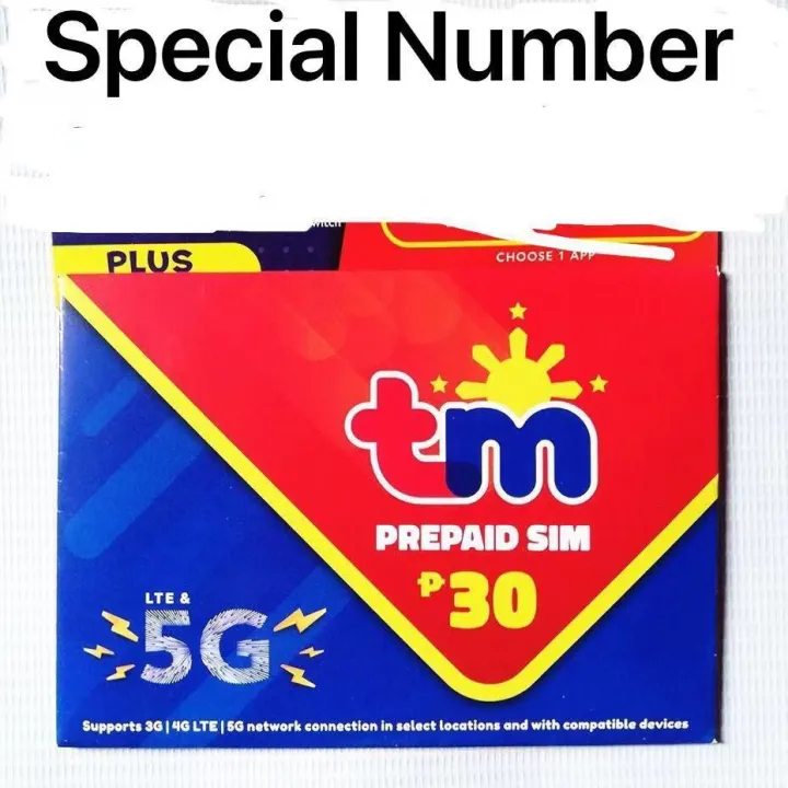 (Special Number)TM 5G LTE Tricut Sim Card Brand New Fresh 0953amh ...