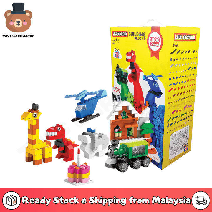 Lele Brothers Building Blocks Box 1000 pcs | Lazada