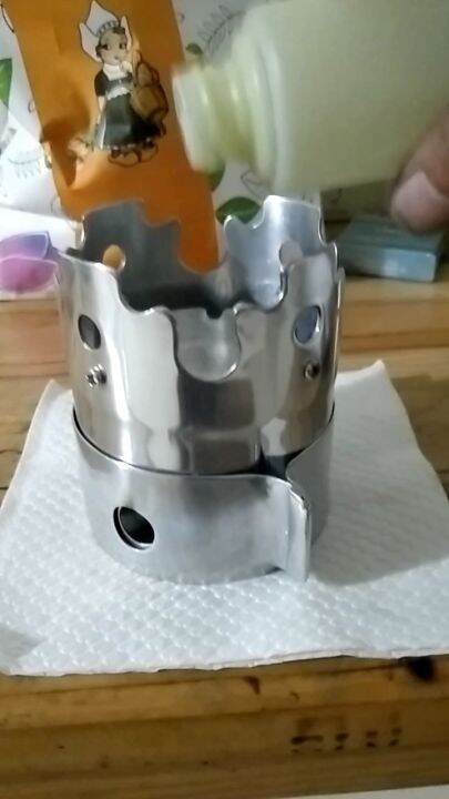 kompor mini burner setelan api alkohol stove/spirtus dua tungku ...