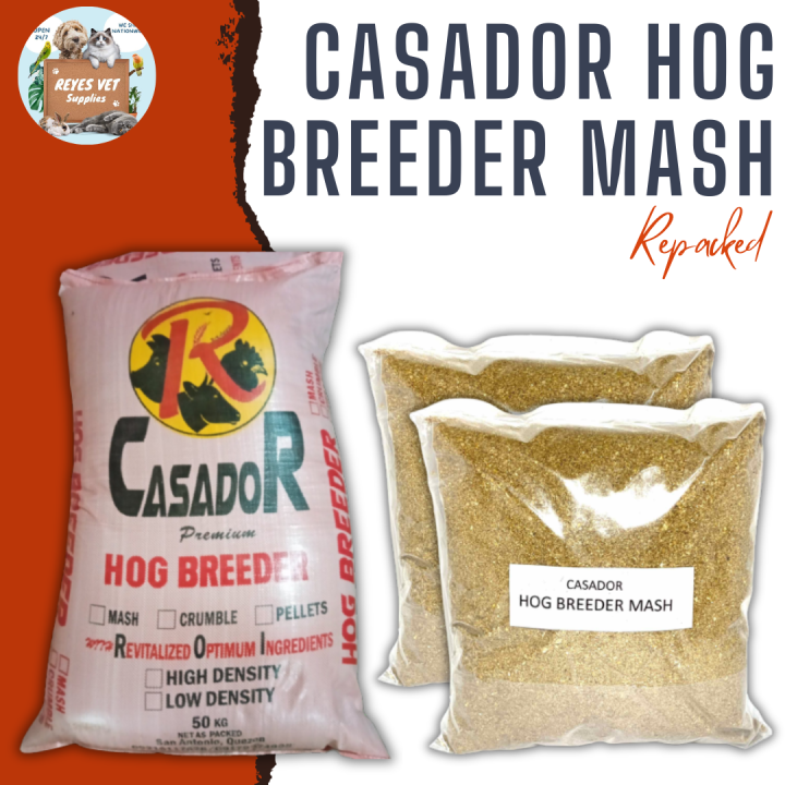 [VET SUPPORT] 2kg Casador Hog Breeder Mash Feed Mixed for pregnant pigs / Para sa inahing baboy ...