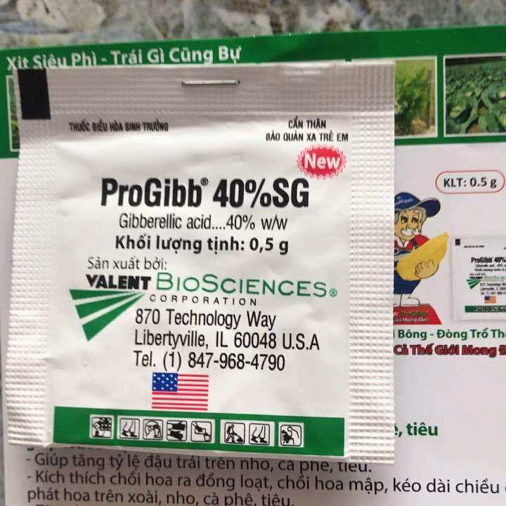 ProGibb 40% SG - Sumitomo chamical - Điều hoà sinh trưởng - cây ăn trái ...
