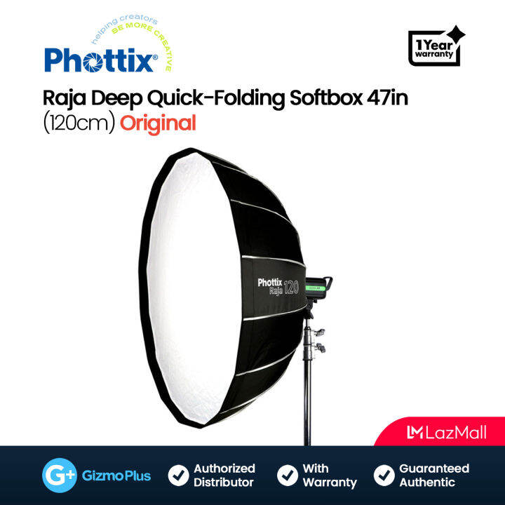 Phottix Raja Quick folding Softbox 120cm | Lazada PH