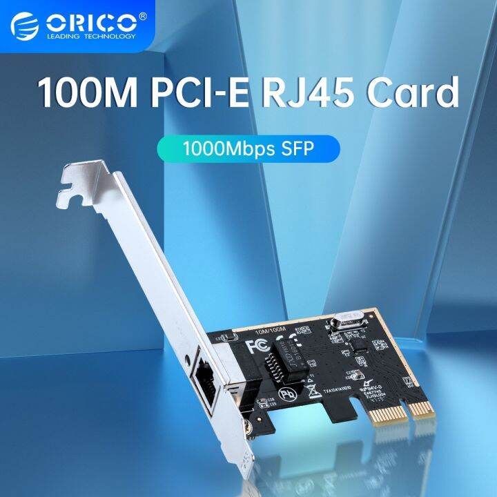 ORICO PCI Express Ethernet Adapter 10/100M Electrical Port Expansion ...