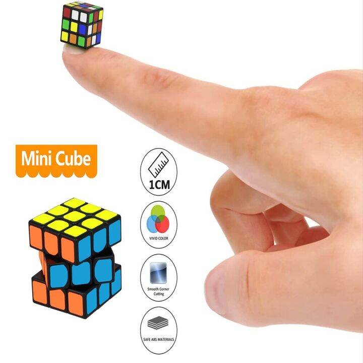 Mini Cube 3x3 Cube Lab 1x1x1cm Smallest Smooth Magic Puzzle for Kids ...