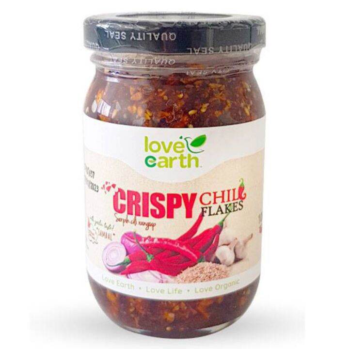 Love Earth Crispy Chili Flakes, 180g | Lazada