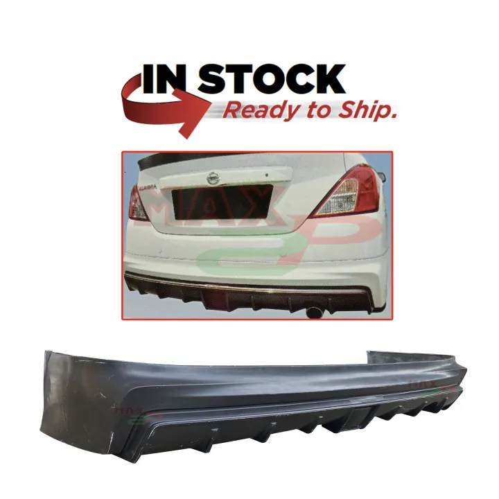 Nissan Almera '16 (NM-2) Style Facelift Rear Back Skirt Lower Lip ...